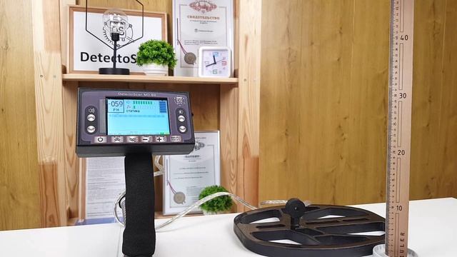 Проверка чувствительности датчика металлоискателя DetectoScan MD-b8