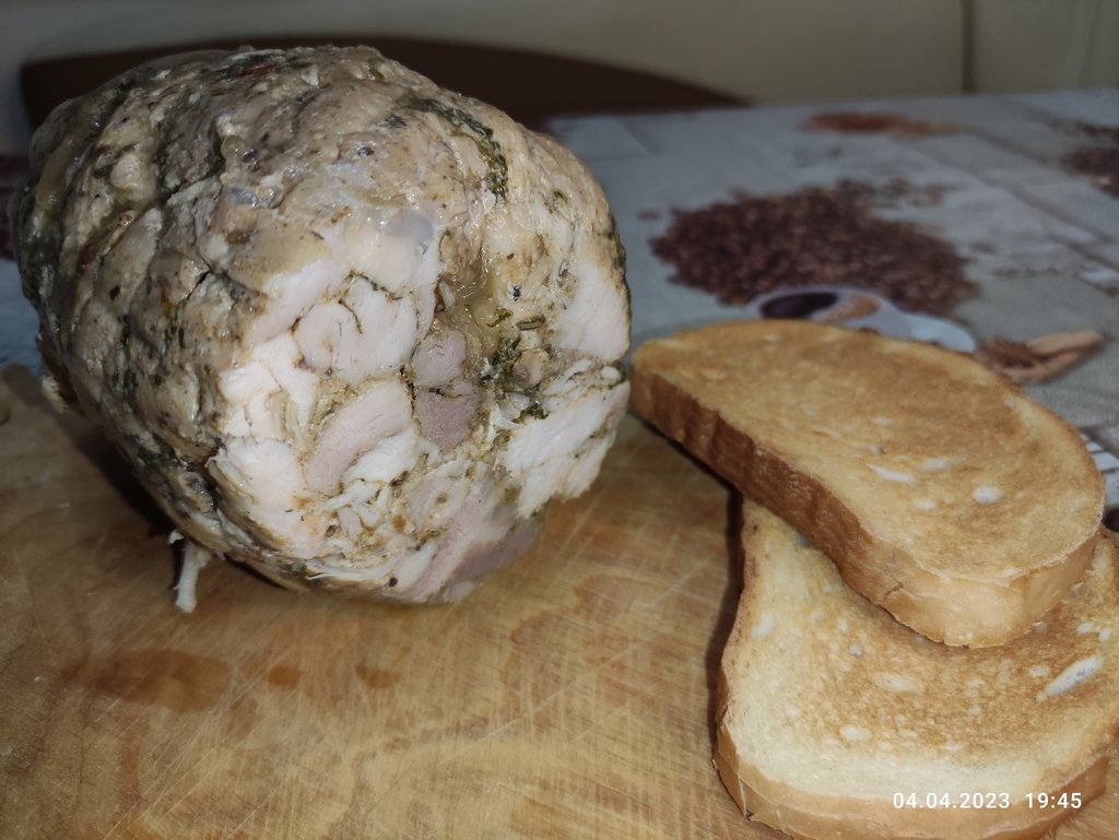 Ветчина в мультиварке, курица, индейка. Приятного аппетита