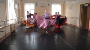 Цыганский танец в Танцквартале на Беговой.
