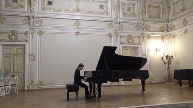 Гайдн. Соната си минор, Лист. Юношеский этюд 12, Рахманинов. Этюд-картина 8, Исп. Т.Харитоненко, 12л