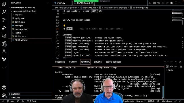 A Brief Introduction to IAC using CDKTF with Python to form an EKS Cluster on AWS | Links Below ...