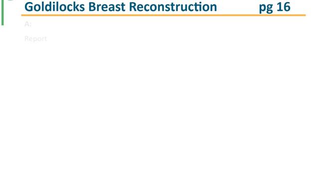 ICD-10 Coding Clinic Update (Q2 2021): Goldilocks Breast Reconstruction ...