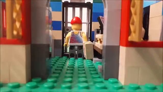 Лего Анимационный Фильм - Покупка Сэндвичей в Магазине.mp4
