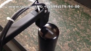 Маркировка автомобильных деталей маркиратором с белой краской