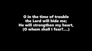 WHOM SHALL I FEAR?| Minus One w/ Lyrics