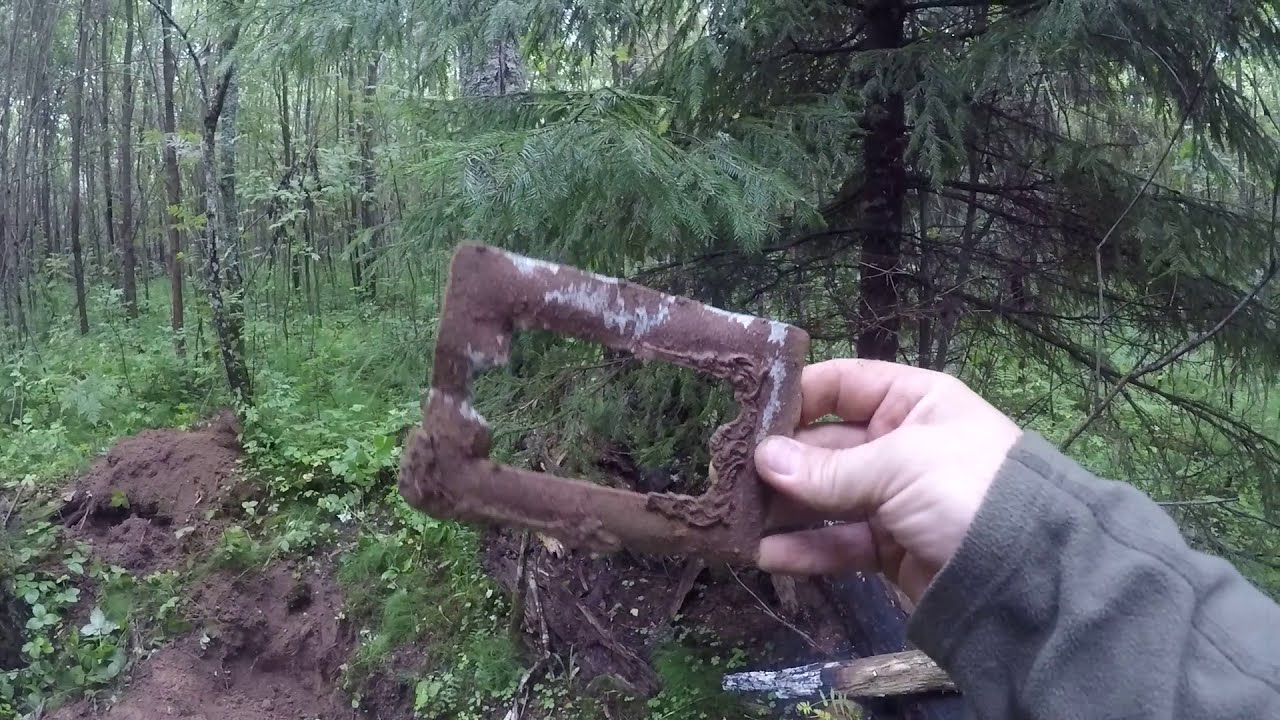 Коп на хуторе! Поиск жилья в лесу! Собираем грибы и ягоды.