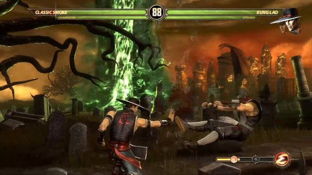 Mortal Kombat 2011 (PC) Two Players: Classic Smoke & Chameleon Ladder