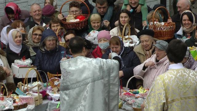 2022.04.23 - Освящение куличей. Храм Димитрия Солунского в Хорошево