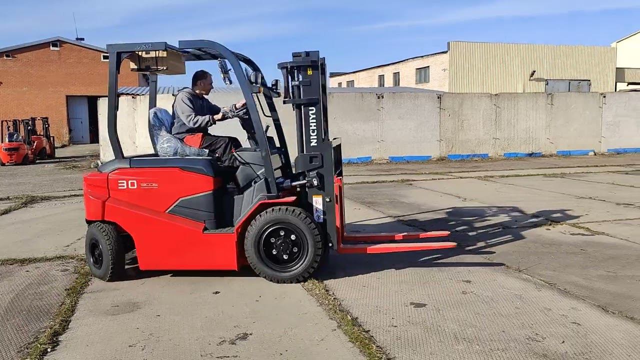 Электропогрузчик NICHIYU FB30 80 Япония, высота подъема 3м