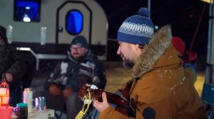 Экстремальный зимний кемпинг с прицепами_ холод, шашлыки, гитара и... тест возможностей Кемперус