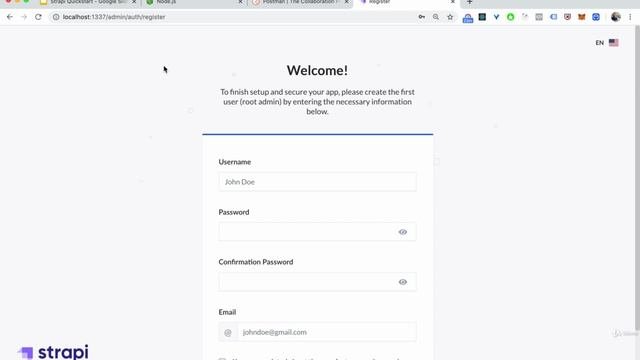 2. Quick Intro to the Strapi Admin