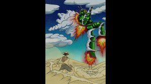 Cowboy and mech/Ковбой и меха #mech #cowboy #desert #sky #art #drawing