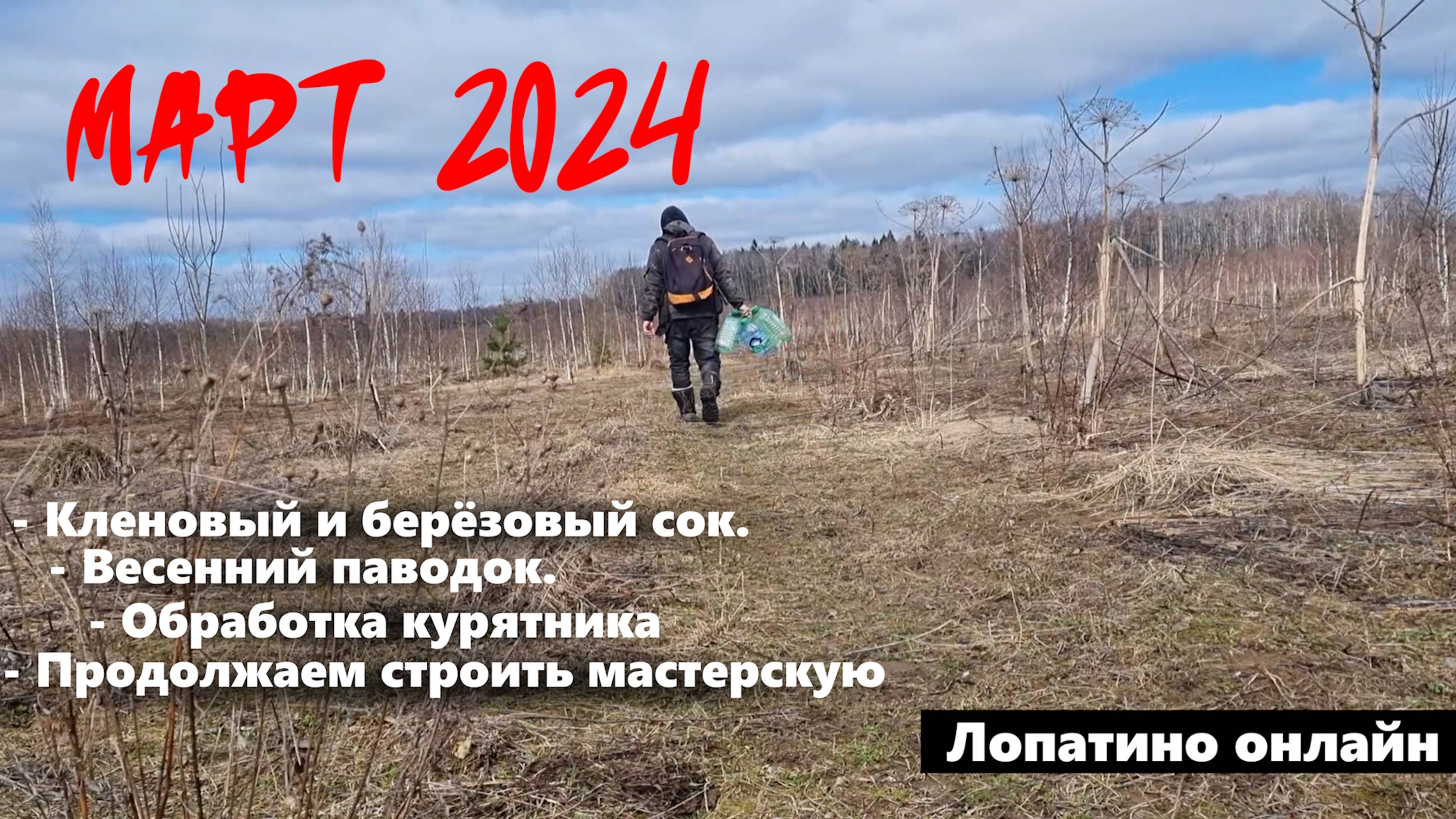 Аномальный март. / Влог март 2024