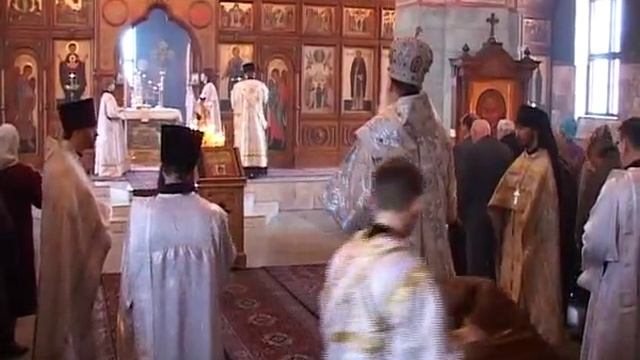 Архиерейское служение в Вознесенском Соборе г. Мончегорска.