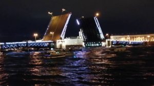 Санкт - Петербург ночью. Ходили смотреть на разводные мосты.