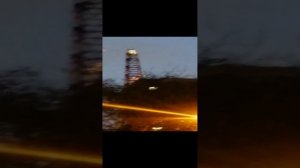 Начало пожара на вышке.
