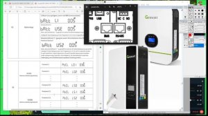 growatt inverter WR off grid 48v settings with Li-Batter