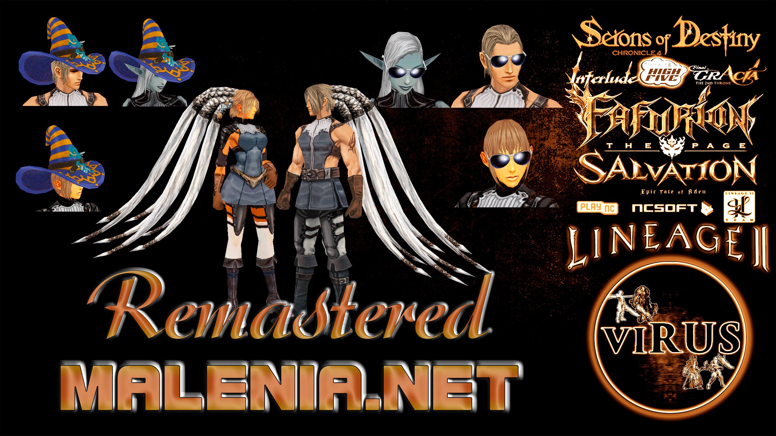 Accessory Set for www.Malenia.Net server. LINEAGE II-Remastered ◄√i®uS►