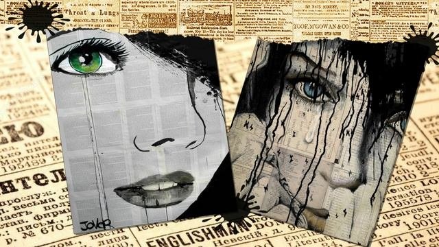 Чернильные рисунки