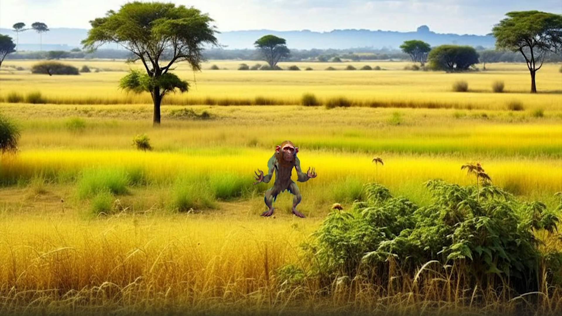 До нашей эры. Как первобытные обезьяны научились ходить на двух ногах.