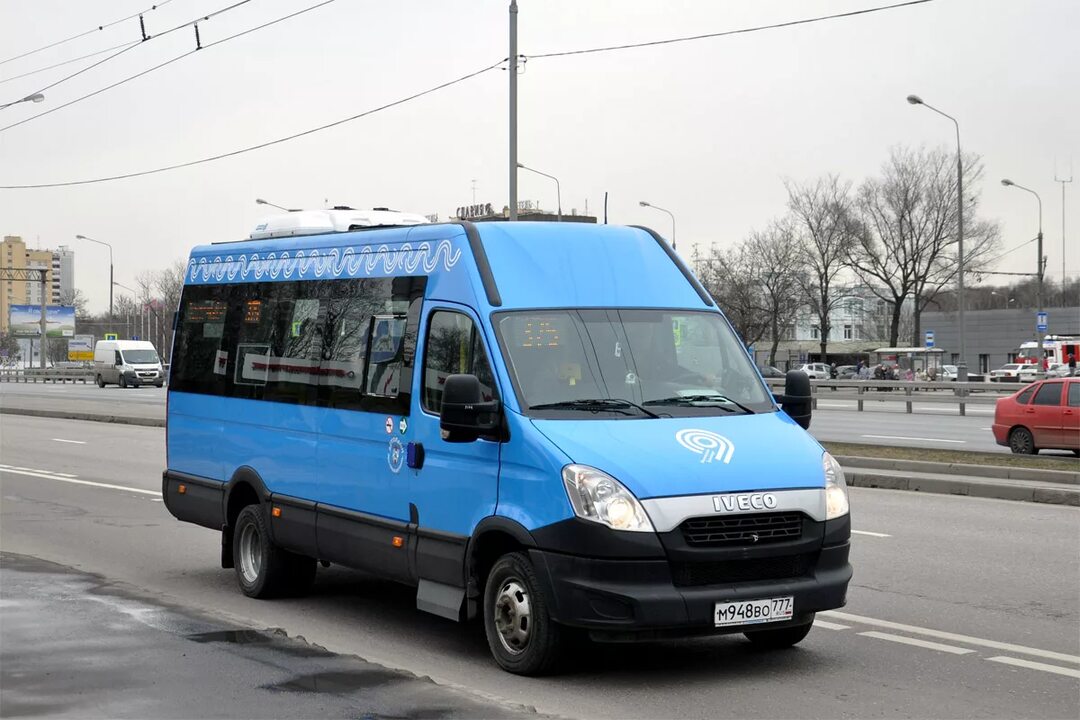 Поездка на микроавтобусе Ивеко Дейли Нижегородец 2227UU ООО Трансавтолиз 9295403 маршрут #428 ч1