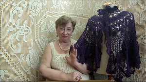 Пелерина "Клематис". Мастер-класс по вязанию крючком от О. С. Литвиной.