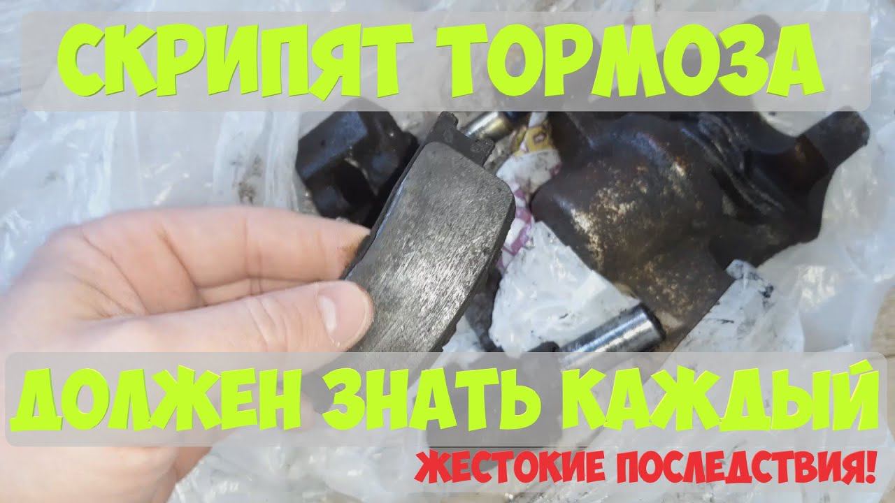 Скрипят тормоза. Последствия дрифта. Пищат колодки. Решено.