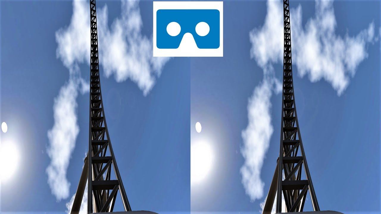 Roller Coaster 22 Американские Горки для VR очков 3D SBS VR box video