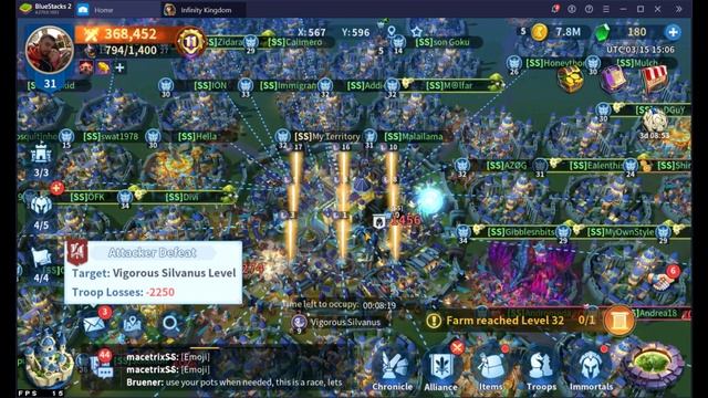 Infinity Kingdom | Level 9 Capital Siege! Vigorous Silvanus! - смотреть ...