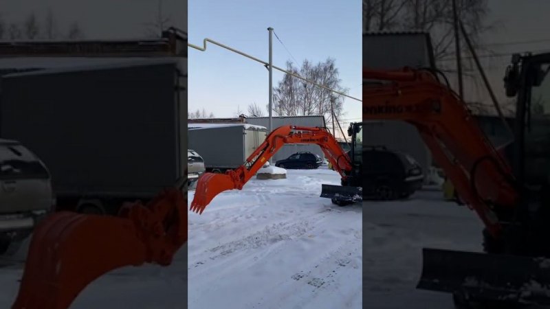 ИМПОРТ-ЗАПЧАСТЬ-дилер Lonking. Работа стрелой  мини экскаватора LONKING CDM6035. Тест драйв