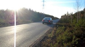 Mercedes 560SEC takeoff