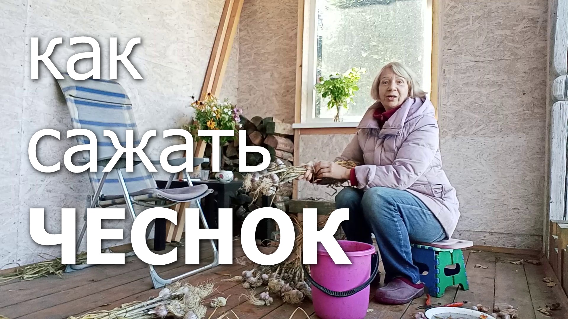 Как сажать ЧЕСНОК осенью