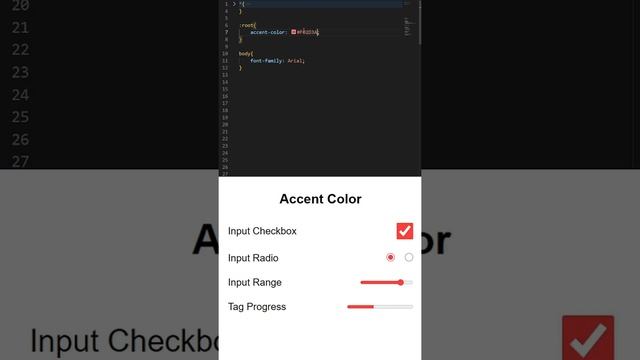 Hack Formularios - Accent-color -  ? Diccionario CSS