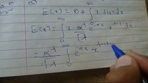 Mean Of Gamma Distribution II HINDI II PUNE UNIVERSITY