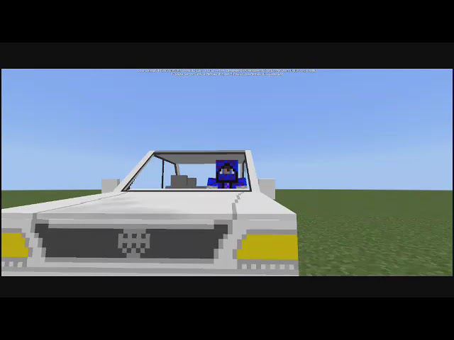 ЕДИМ НА МАШИНЕ КЛИП В MINECRAFT