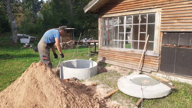 Докапываем септик.