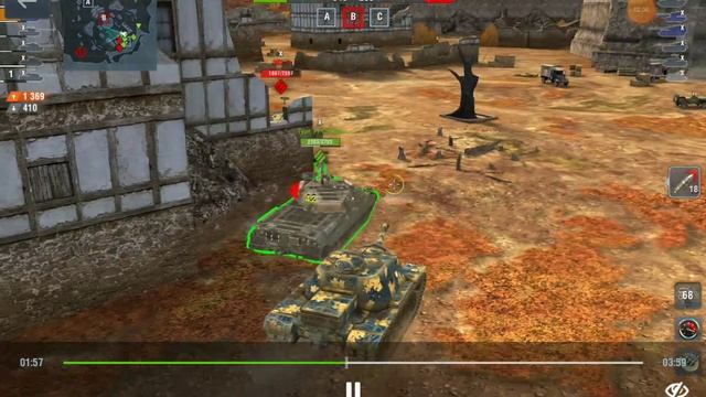 В Wot Blitz на T110E3 Что хотел сделать E100...?