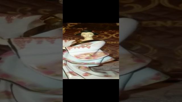 Фарфоровая статуэтка гейши Лена Лю Lena Liu