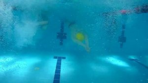 Плавание. Swimming . Замедленный скоростной поворот! Slowmotion reverse!