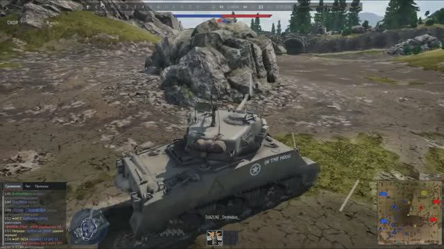 ШЕРШИНГ М4/Т26 смесь бульдога с носорогом. (шерман с башкой и орудием от першинга)