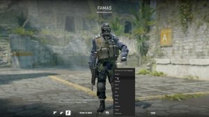 FAMAS в Counter-Strike 2: Обзор Стандартного Скина в 3D