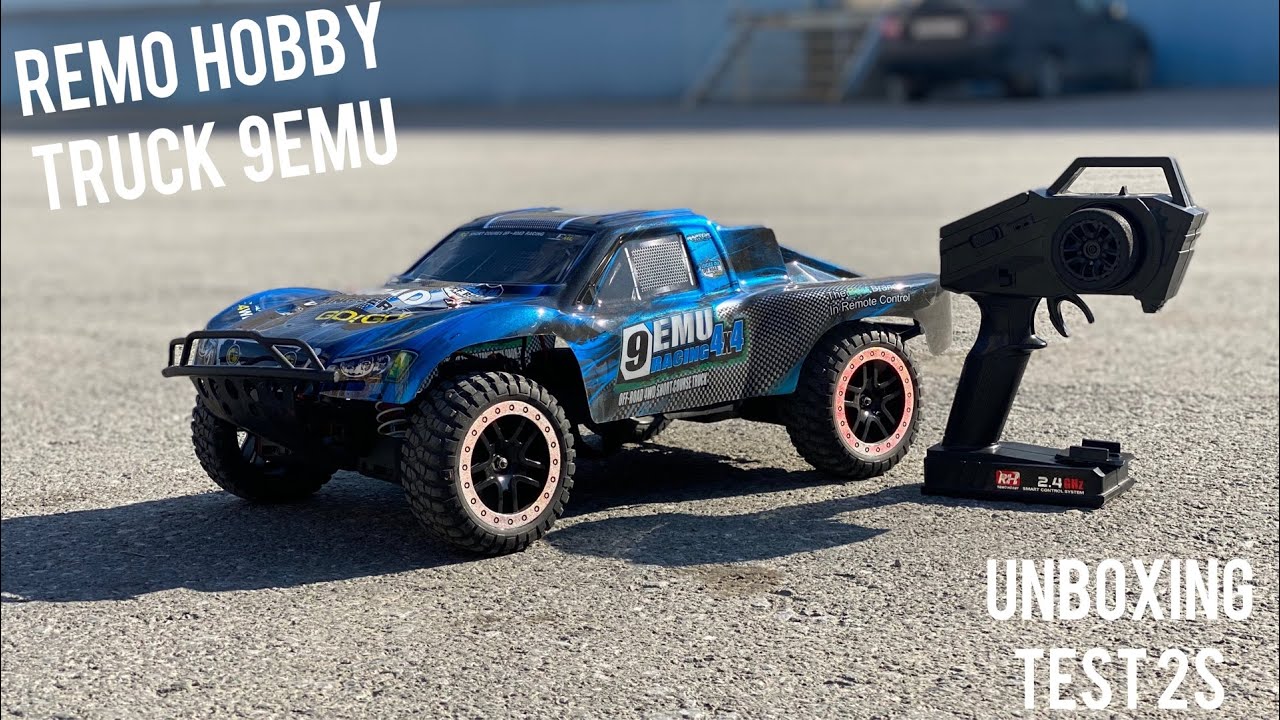 REMO HOBBY 9EMU распаковка и тест 2S ОЧЕНЬ дешевая копия TRAXXAS Slash VXL! | poritorrc