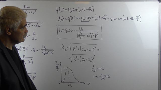 Электричество и магнетизм Лекция 13 часть 4 Резонанс для тока Векторные диаграммы