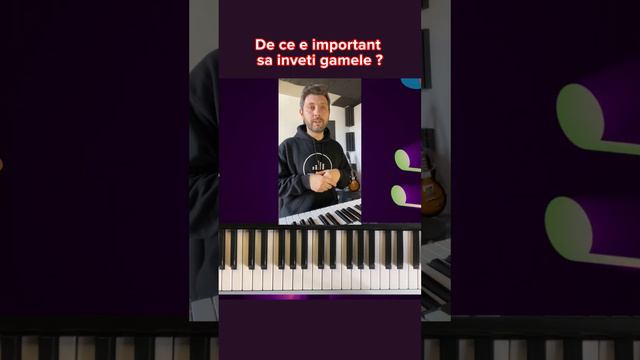 De ce e bine sa înveți gamele ?  #pianotutorial