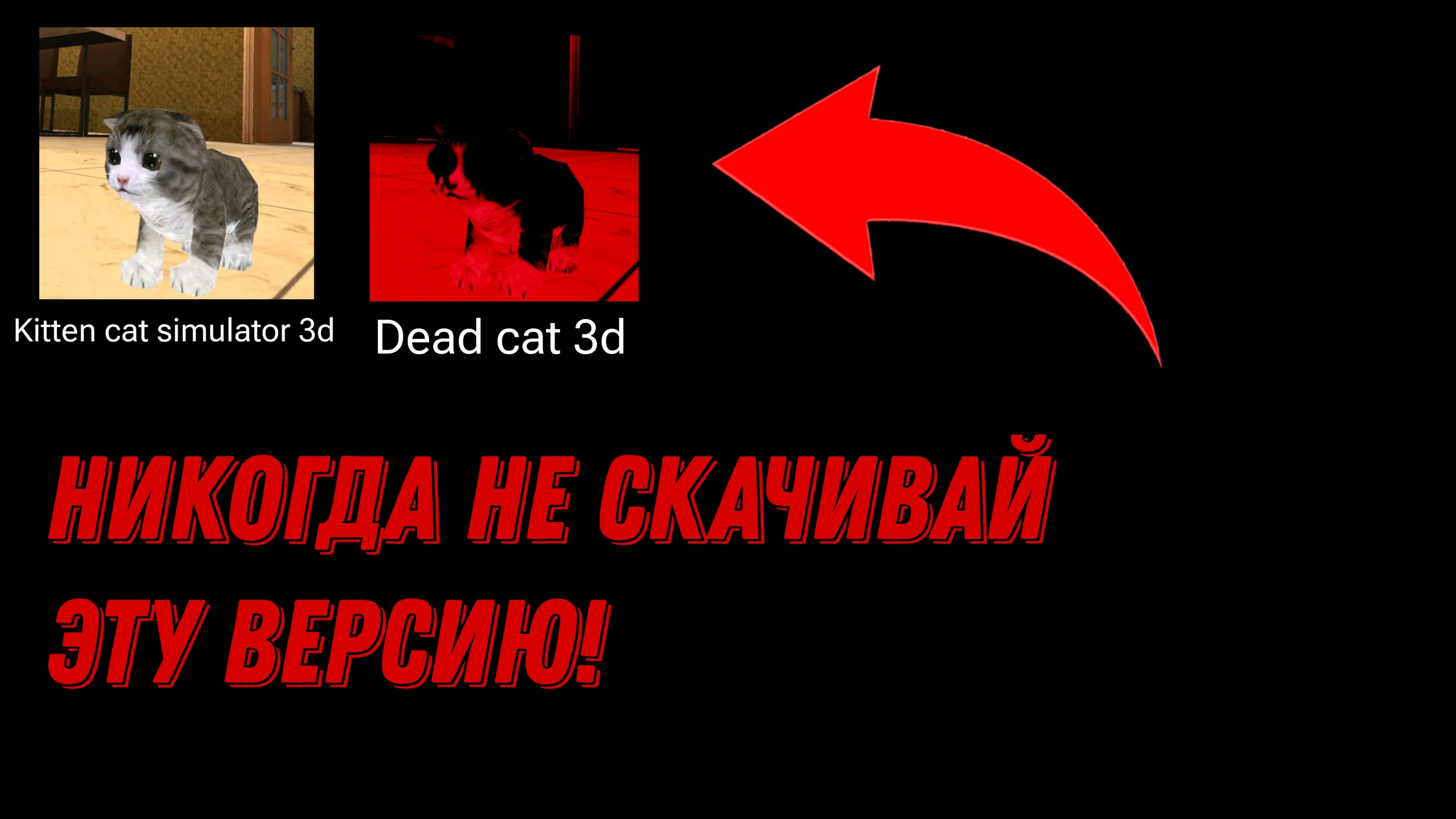 НИКОГДА НЕ СКАЧИВАЙ ПРОКЛЯТУЮ ВЕРСИЮ KITTEN CAT SIMULATOR 3D! | St2491