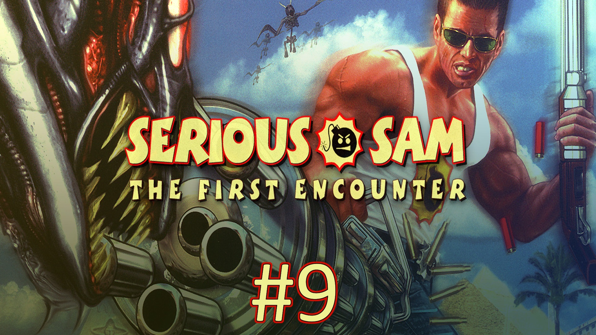 Прохождение Serious Sam HD: The First Encounter - Часть 9. Аллея сфинксов - На походе к Фивам (кооп)