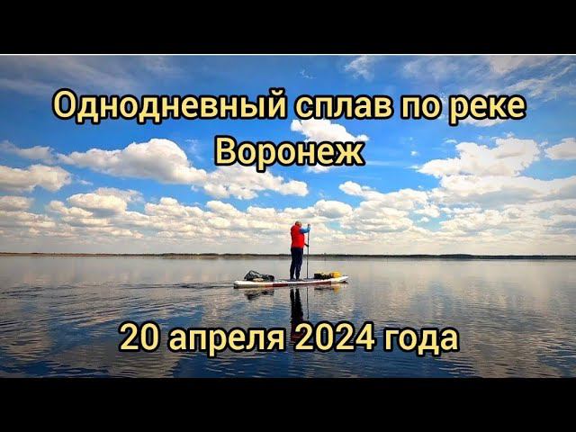 Однодневный сплав на сапбордах по реке Воронеж 20.04.24 #сапборд, #сап, #sup