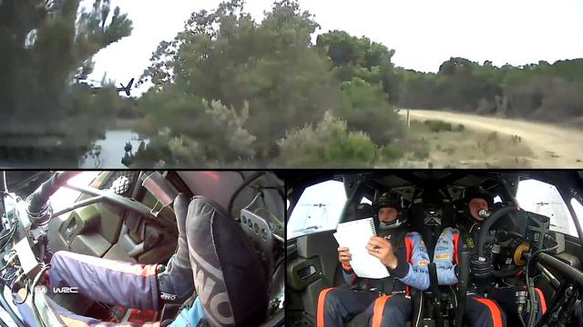 Ott Tänak Rally Onboard _ WRC Rally Italia Sardegna 2022 - Hyundai i20 N Rally1 Rally Car