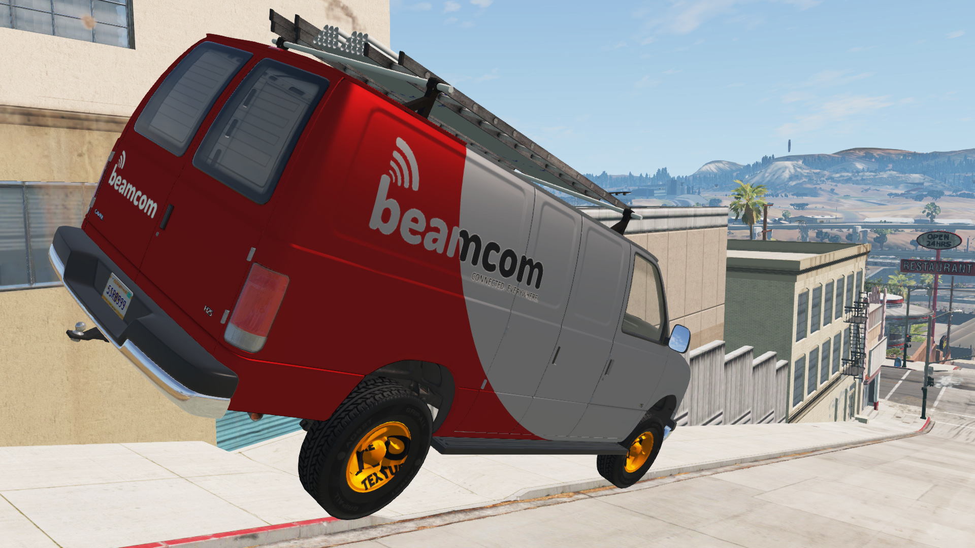 Beamng drive - потеря управления автомобилем 4 | HITGAMEZ