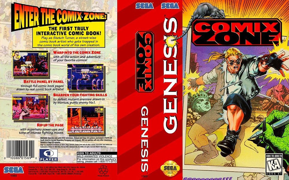 Comix Zone прохождение SEGA